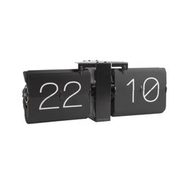 Karlsson Flip Clock No Case Schwarz ca. 36x14x8,5 cm