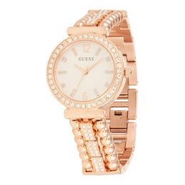 Guess Uhr 'Gala' Damen Gr&ouml;&szlig;e One Size rosegold / schwarz / transparent / wei&szlig;