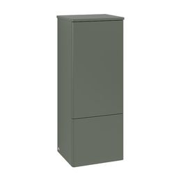 Villeroy & Boch Villeroy und Boch Antao Mittelschrank L43000HL mit Beleuchtung, 1 T&uuml;r, 414 x 1039 x 356 mm, Front ohne Struktur, Leaf Green Matt Lacquer / Leaf Green Matt Lacquer