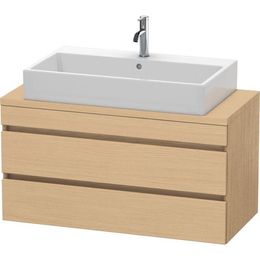 Duravit DuraStyle Waschtisch-Unterschrank DS530903030 100 x 47,8 cm, Eiche natur, f&uuml;r Konsole, 2 Schubk&auml;sten