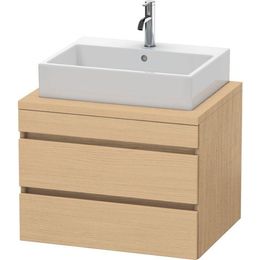 Duravit DuraStyle Waschtisch-Unterschrank DS531603030 70 x 54,8 cm, Eiche natur, f&uuml;r Konsole, 2 Schubk&auml;sten