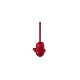 HEWI Toilettenb&uuml;rstengarnitur 477 141x470x140mm, Wandmontage, rubinrot