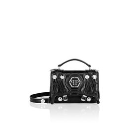 Philipp Plein Damen Handtasche "Hexagon"02, schwarz, Taschen
