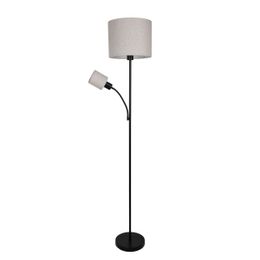 Näve NÄVE Stehlampe "Filomena", 2, Ø 30,1cm H: 165cm, 1 Stk.schwarz, Wohnzimmer, Leuchten