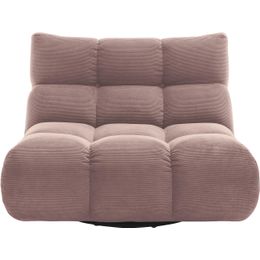 1,5-Sitzer Home Affaire, B:112cm H:85cm T:108cmaltrosa, 95% Polyester, 5% Nylon, Sofas, "Cozy Bubble, 360 drehbarer Sessel, Breite 107cm"
