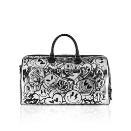 Philipp Plein Damen Handtasche "Smile"70, silber, Taschen