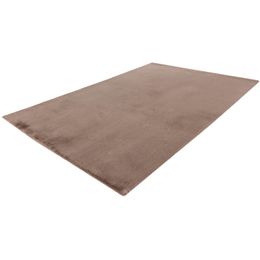 Fellteppich Obsession "My Cha Cha 535", grau (taupe), B:160cm H:18mm L:230cm, Kunstfaser, Teppiche, Fellteppich, Kunstfell, Uni Farben, besonders weich - ein echter Kuschelteppich