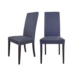 Polsterstuhl Home Affaire, B:47cm H:93cm T:57cmanthrazit, wenge, Massivholz, Polyester, Esszimmer, St&uuml;hle, "Java Polsterstuhl, K&uuml;chenstuhl,
