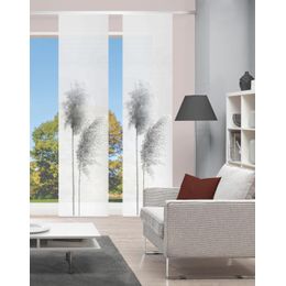 Schiebegardine Vision S "IRLOS 2er SET" Gr. 1, grau, B:60cm H:260cm, Polyester, Gardinen, Schiebevorhang Digidruck 2er Set IRLOS