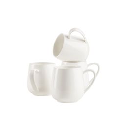 Mäser Mäser Kaffeebecher Set, Porzellan Taya Weiß