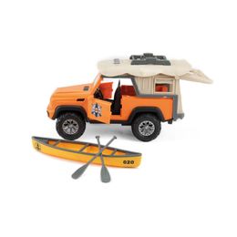 Toi-Toys VEHICOOL 4x4 Gel&auml;ndewagen mit Dachzelt & Kanu, Licht, Sound & Friktionsmotor