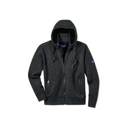 Scheibler Strickjacke Sch&auml;rding anthrazit/schwarz-meliert Gr. M