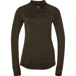 Merkel Gear Merino Crew Shirt Ws Oliv (Gr&ouml;&szlig;e: S)