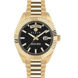 Philipp Plein Uhren - Quarz-Analoguhr Date Superlative Gent - Gr. unisize - in Gold - f&uuml;r Damen