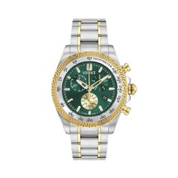 Versace Uhren - Quarz-Chronographenuhr Versace Chrono X - Gr. unisize - in Silber - f&uuml;r Damen
