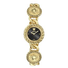 Versace Uhr - Quarz-Analoguhr La Greca Stud Icon - Gr. unisize - in Gold - f&uuml;r Damen