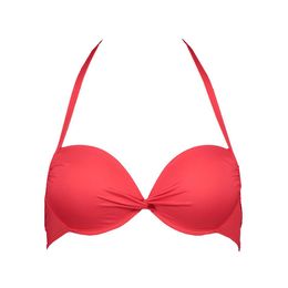 Lascana Bikini-Oberteil "Rainbow" in Rot - 63% | Gr&ouml;&szlig;e 38B-Cup | Damen-bademode
