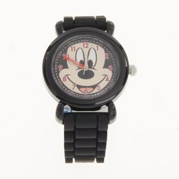 Disney Schwarze Armbanduhr mit Mickey Mouse-Motiv