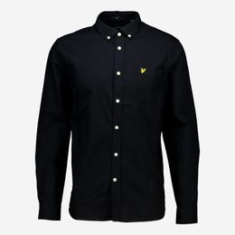 Lyle & Scott Schwarzes Freizeithemd mit gesticktem Logo