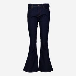 Dunkelblaue Flare Jeans