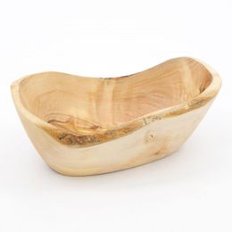 Braune ovale Lebensmittelaufbewahrung 13x20,5cm