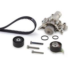 GATES Wasserpumpe + Zahnriemensatz PowerGrip&reg; mit f&uuml;r PEUGEOT CITRO&Euml;N 1609525280 KP15528XS