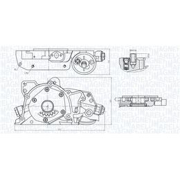 MAGNETI MARELLI &Ouml;lpumpe f&uuml;r DAEWOO VAUXHALL OPEL 646001 90541506 90411568 351516000045