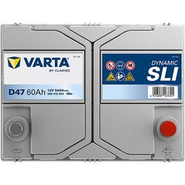 Varta Starterbatterie DYNAMIC SLI 12 V, 60 Ah, 540 A 12V 60Ah 540A für MITSUBISHI SUZUKI PEUGEOT FIAT / LANCIA TOYOTA SUBARU BYD JAC NISSAN GREAT WALL