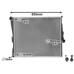 Van Wezel K&uuml;hler, Motork&uuml;hlung mit Dichtungen f&uuml;r BMW 17113400013 17113404397 17113403551 06002289