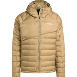 Adidas Xperior Daunenjacke Herren - beige - Gr. M - Polyamid