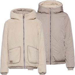 Ragwear Qaria Kapuzenjacke Damen - beige - Gr. L - Polyester/Polyamid
