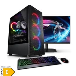 Weinhaus Markus Kiebel PC Set Gaming mit 27 Zoll TFT Tricera V AMD Ryzen 5 5500, 16GB DDR4, NVIDIA RTX 5060 8 GB, 1TB SSD, WLAN, Windows 11