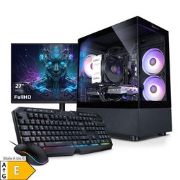Weinhaus Markus Kiebel PC Set mit 27 Zoll TFT Total VIII AMD Ryzen 7 8700F, 32GB DDR5, NVIDIA RTX 5060 8 GB, 2TB SSD, WLAN, Windows 11