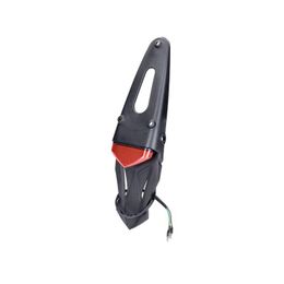 Kennzeichentr&auml;ger mit R&uuml;cklicht LED rot f&uuml;r Enduro, Supermotard