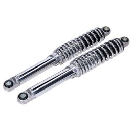 Sto&szlig;d&auml;mpfer Satz IMCA 350mm chrom f&uuml;r Z&uuml;ndapp CS, CX, Hai 25 50, Kreidler
