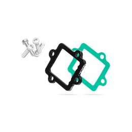 Spacer / Distanzplatte Membranblock Voca CNC 5mm schwarz f&uuml;r Minarelli liegend