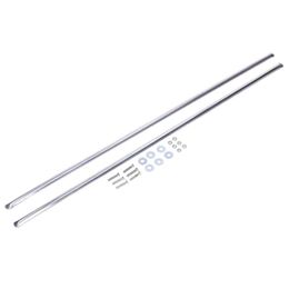 Sitzbankleiste Denfeld Aluminium 440mm halbrund f&uuml;r Denfeld, Z&uuml;ndapp, Kreidler, Hercules
