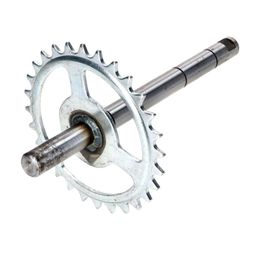 Tretkurbel Achse 28 Z&auml;hne 16mm 210mm f&uuml;r Mobylette, MBK 51