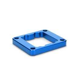 Spacer / Distanzplatte Membranblock Voca CNC 10mm blau f&uuml;r Yamaha DT 50