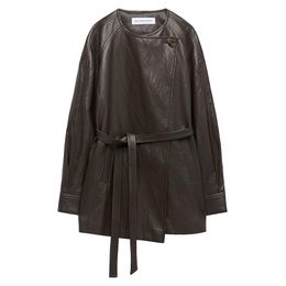 Adolfo Dominguez Jacke Damen Gr&ouml;&szlig;e XL dunkelbraun