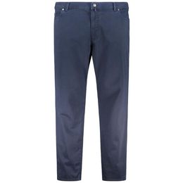 Große Größen Pierre Cardin Hose "PC-Lyon" in FutureFlex-Qualität, Tapered Fit Farbe blau Größe: 28