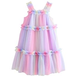 next Kleid M&auml;dchen Gr&ouml;&szlig;e 98 gelb / flieder / pink