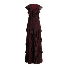 Lauren by Ralph Lauren Lauren Ralph Lauren Kleid Damen Gr&ouml;&szlig;e 40 marine / braun / rot Winterkleid