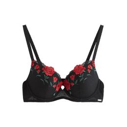Lindex Bra 'Malva Belle' female Black size 75