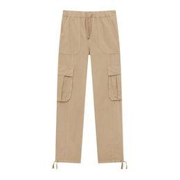 Pull&Bear Pull&Bear Cargohose Damen Gr&ouml;&szlig;e 40 beige
