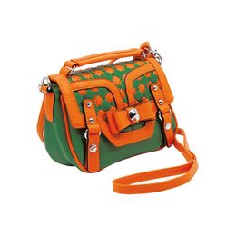 Small Foot Schultertasche "Elma" in Gr&uuml;n/ Orange - (B)22 x (H)17 x (T)7,5 cm - 50% | Kinder-rucksaecke-taschen
