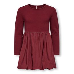 KIDS Only Kleid "Trinny" in Rot - 36% | Gr&ouml;&szlig;e 122 | Kinderkleider