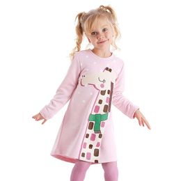 Denokids Kleid "Giraffe" in Rosa - 69% | Gr&ouml;&szlig;e 110 | Kinderkleider