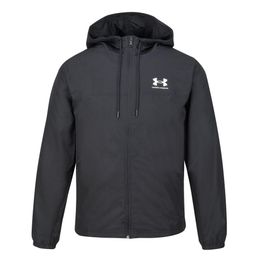 Under Armour Herren Windbreaker "UA RIVAL WVN WINDBREAKER", schwarz-weiß, Gr. XXXL, Obermaterial: 100% Polyester, Jacken
