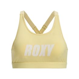 Roxy Damen Shirttop "Everyday Flow 2024", Gr. S, gelb, 92% Polyester, 8% Elasthan, Tops